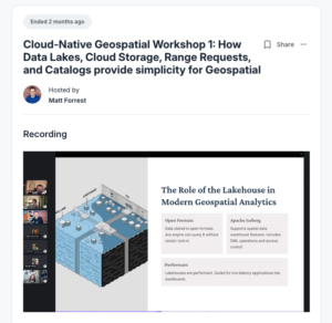 Spatial Lab – A Private Learning Community for Modern GIS & Geospatial Professionals - Matt Forrest