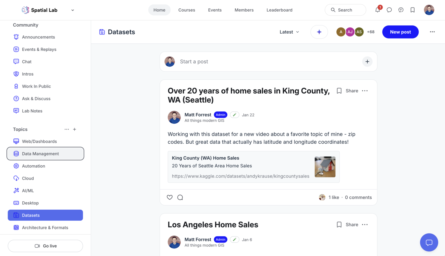Spatial Lab – A Private Learning Community for Modern GIS & Geospatial ...
