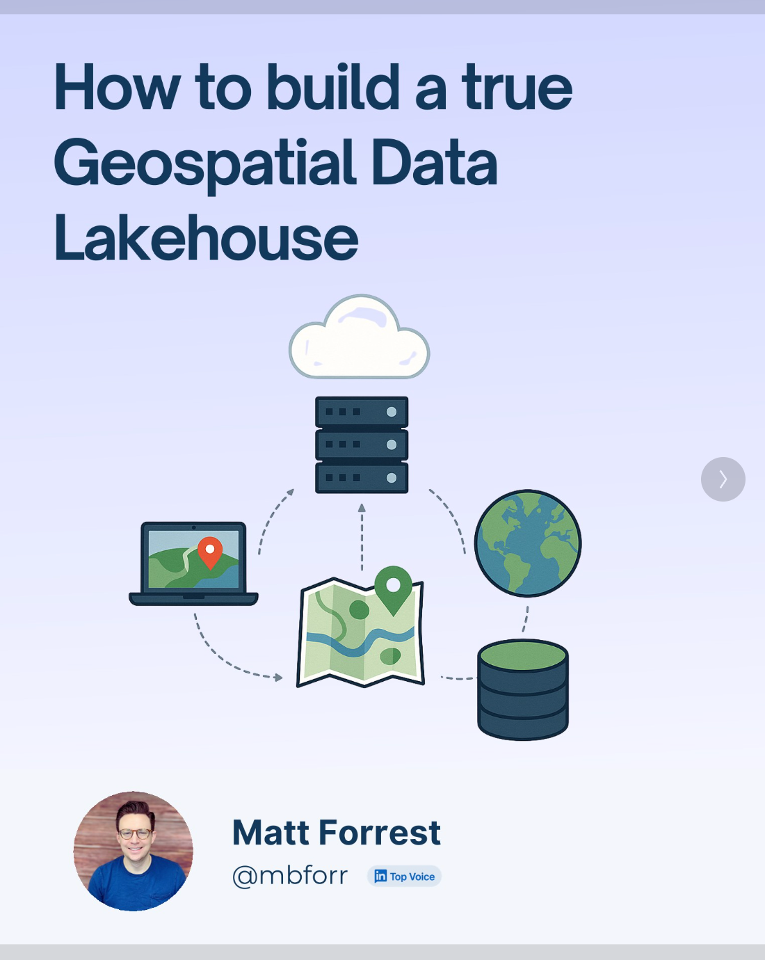 How to Build a Cloud-Native Spatial Data Lakehouse - Matt Forrest