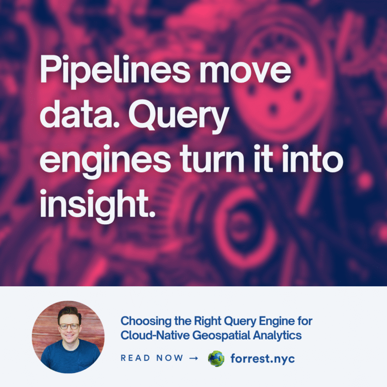 Choosing the Right Query Engine for Cloud-Native Geospatial Analytics ...